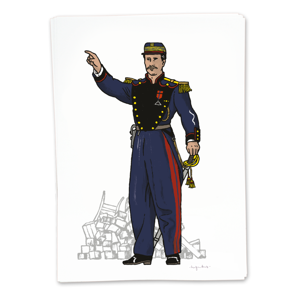 Louis Rossel – Tirage d’art – Nous la Commune