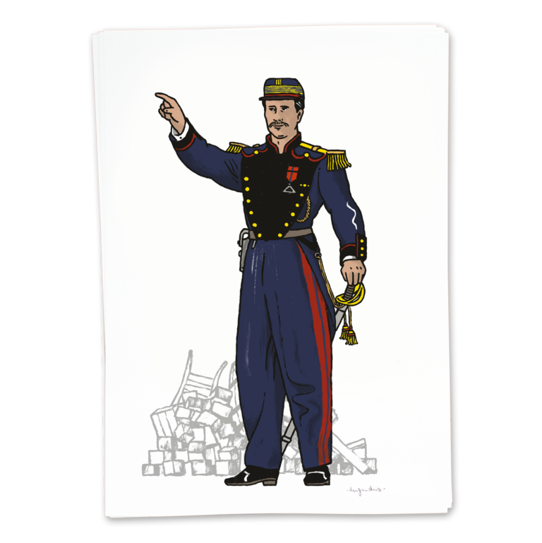 Louis Rossel – Tirage d’art – Nous la Commune